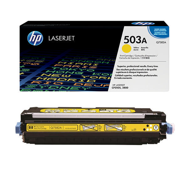 HP 503A Yellow LaserJet Toner Cartridge Q7582A
